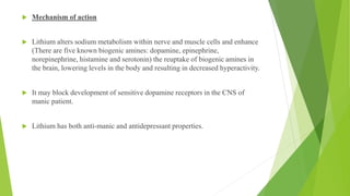 lithium toxicity | PPTX