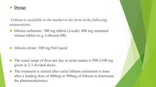 lithium toxicity | PPTX
