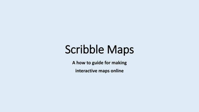 Scribble Maps | PPT