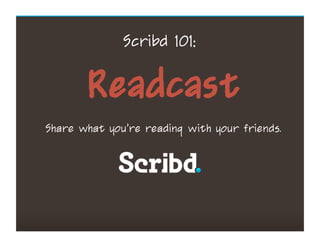 Scribd 101 | PDF