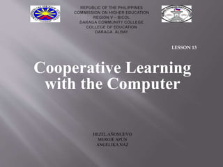 Cooperative Learning with the Computer | PPT