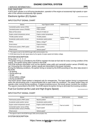Engine Control System Diagnosis Guide | PDF