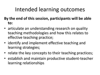 Effective teaching methadologies.scribdpptx | PPT