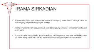 Fisiologi tidur dan gangguan tidur secara umum | PDF