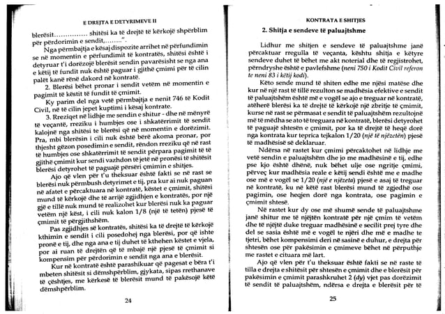 E Drejta e Detyrimeve II | PDF