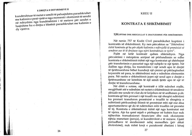 E Drejta e Detyrimeve II | PDF