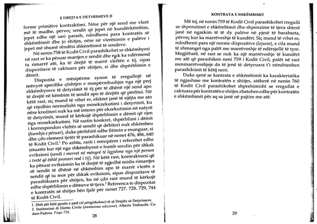 E Drejta e Detyrimeve II | PDF