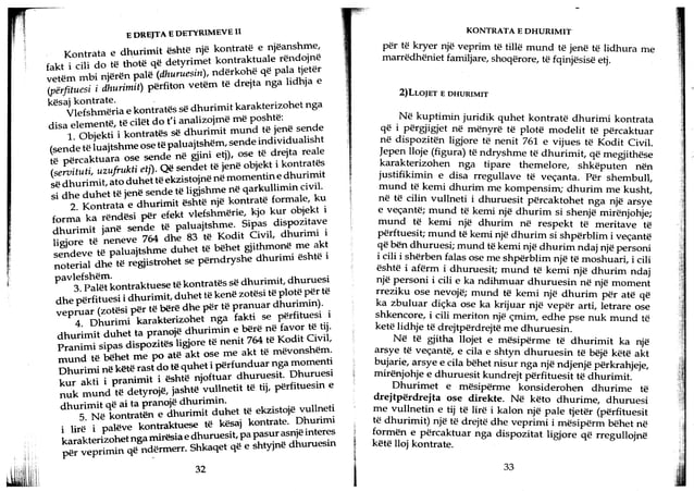 E Drejta e Detyrimeve II | PDF