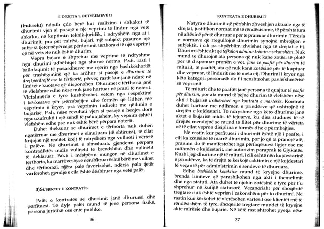 E Drejta e Detyrimeve II | PDF