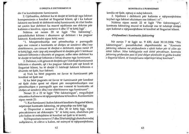 E Drejta e Detyrimeve II | PDF