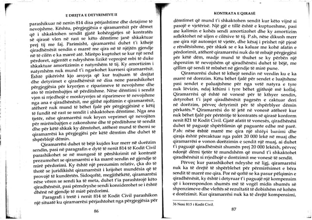 E Drejta e Detyrimeve II | PDF