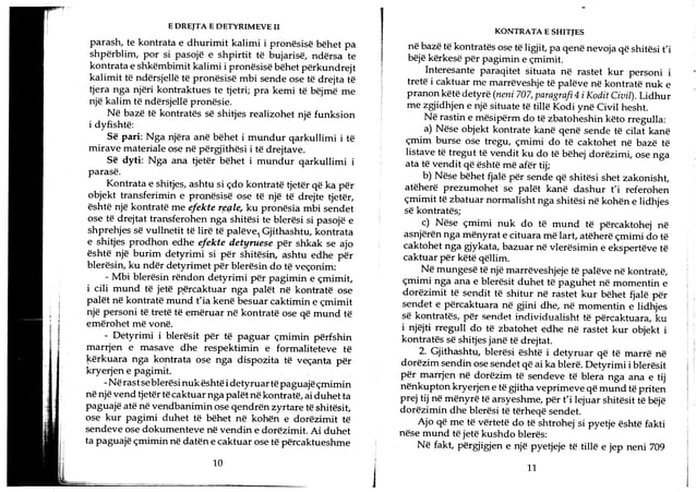 E Drejta e Detyrimeve II | PDF