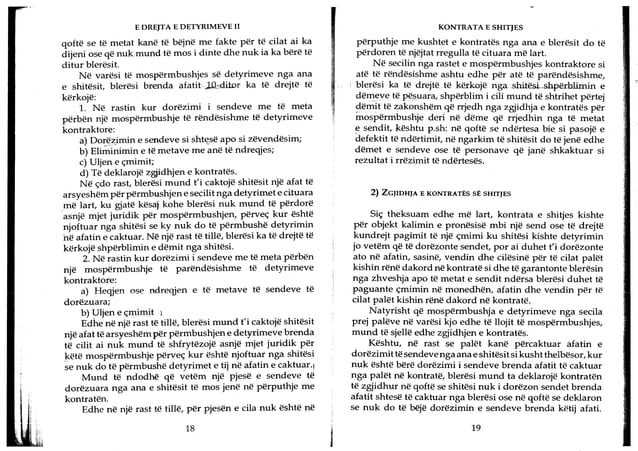 E Drejta e Detyrimeve II | PDF