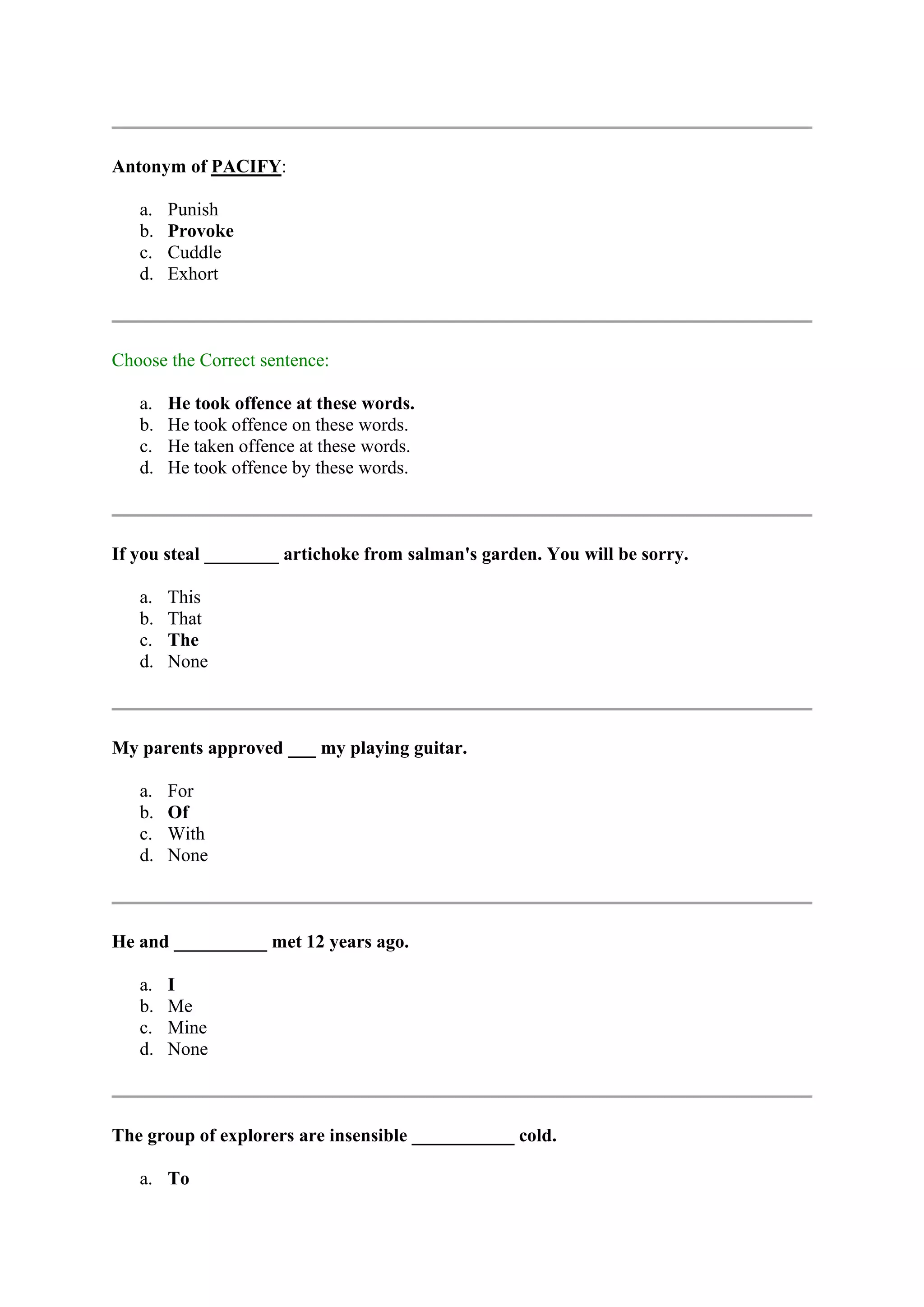 English Solved MCQS | PDF