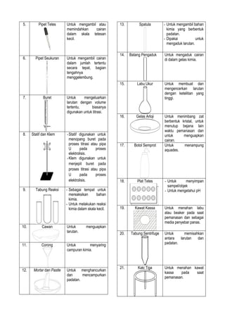 Laporan Praktikum Pengenalan Alat di Laboratorium | DOCX