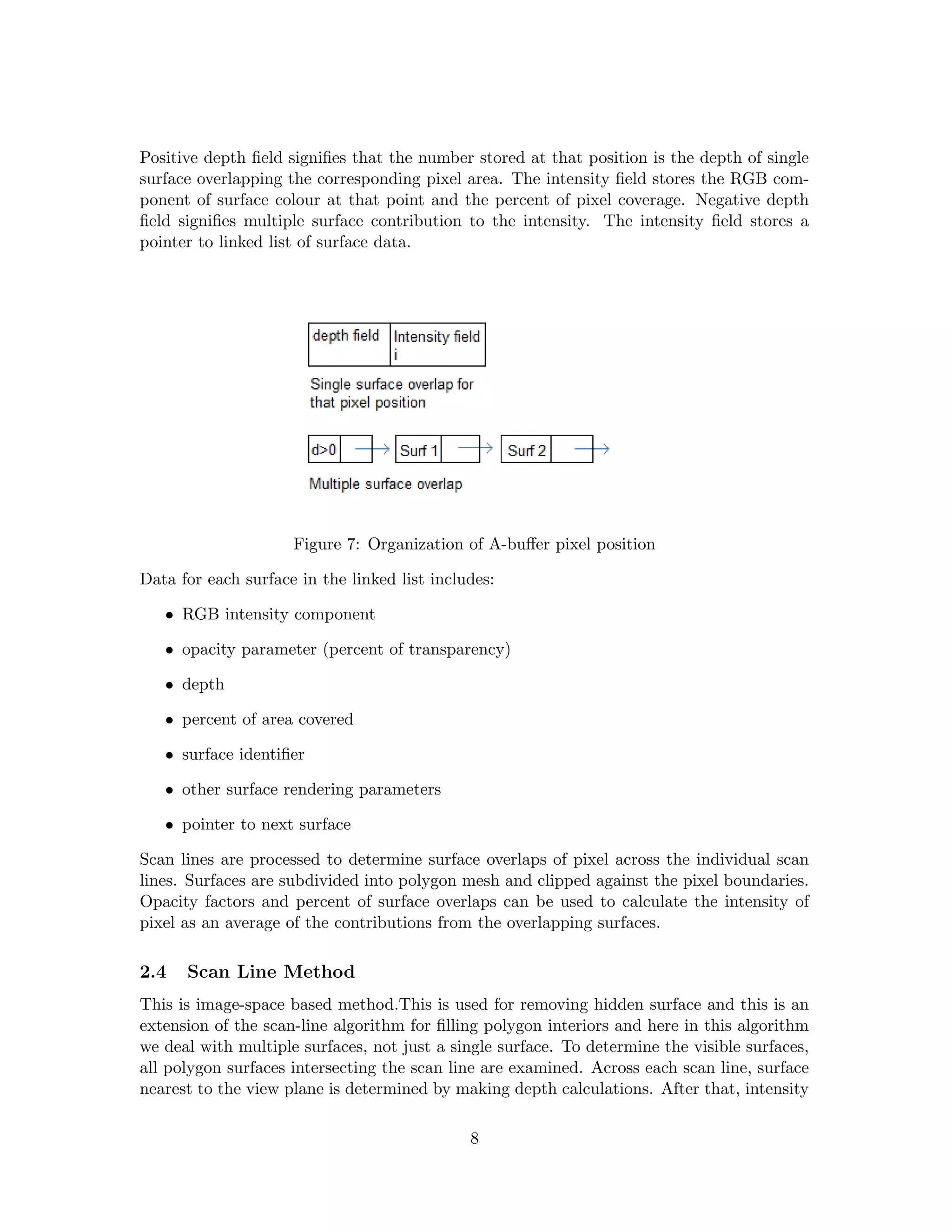 Hidden Surface Removal using Z-buffer | PDF