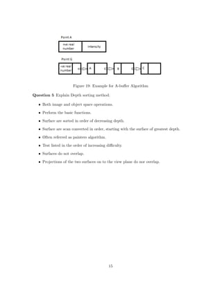 Hidden Surface Removal using Z-buffer | PDF | 3-D Graphics | Computer ...