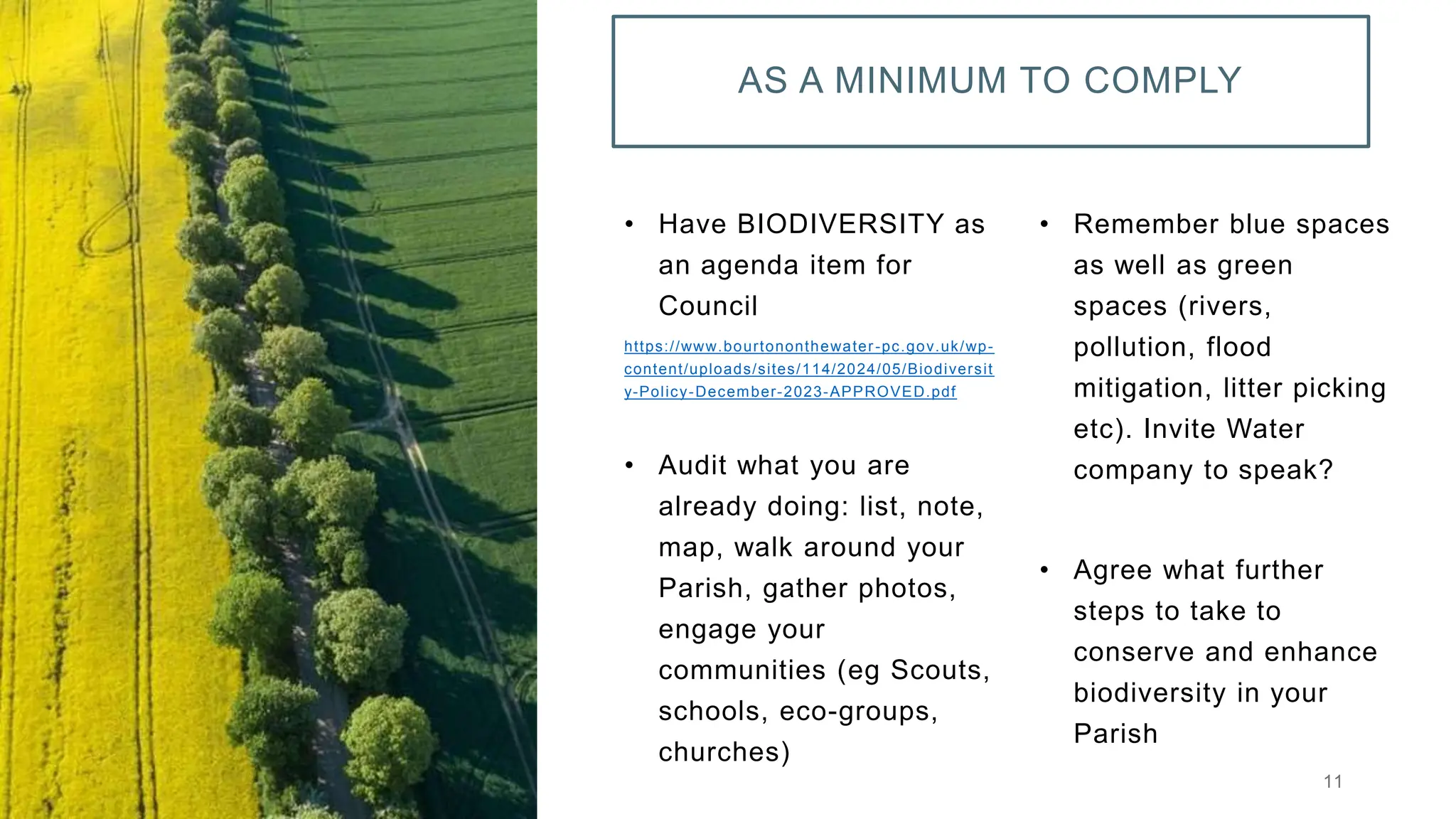Biodiversity Duty on Town & Parish Councils | PPT