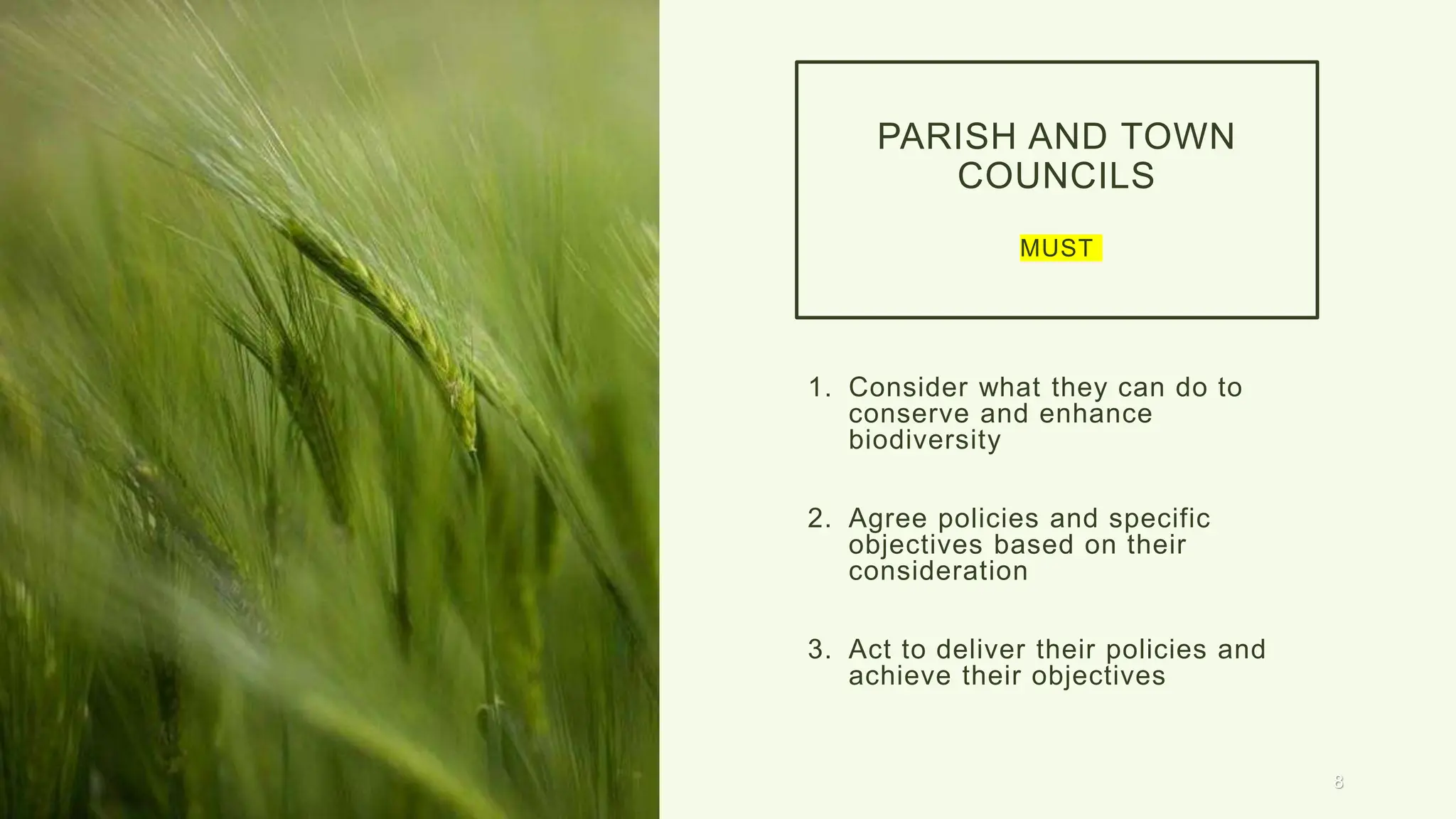 Biodiversity Duty on Town & Parish Councils | PPT
