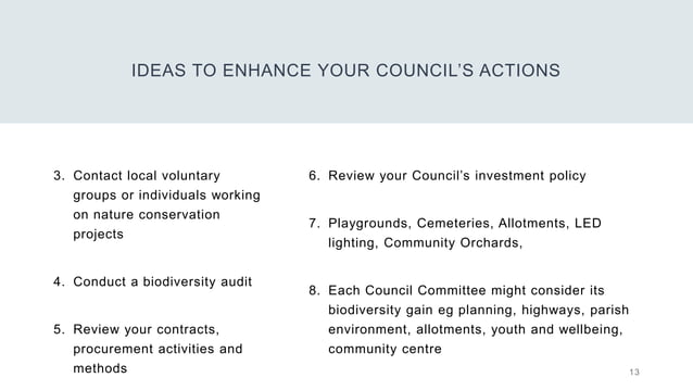 Biodiversity Duty on Town & Parish Councils | PPT