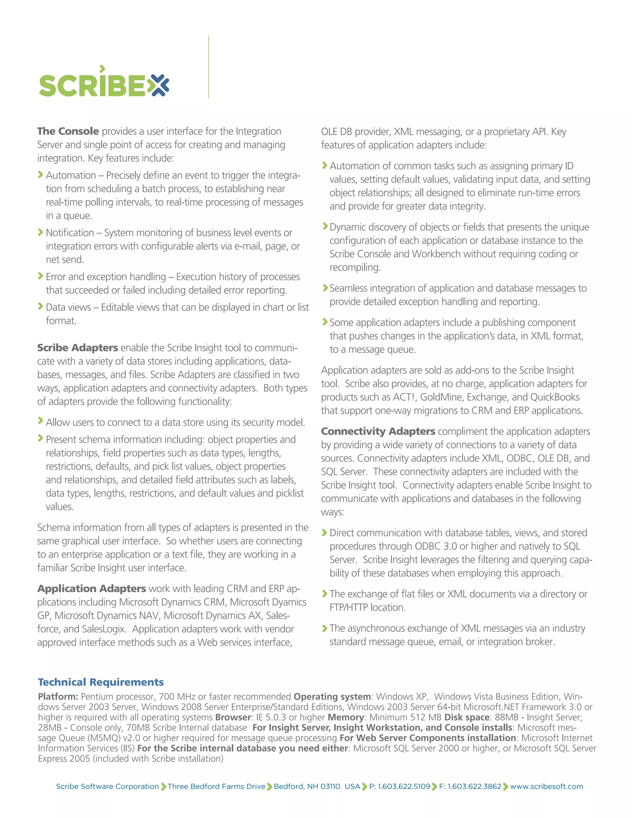 Scribe insight 2009 | PDF