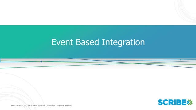 Scribe online 02 event based integration | PDF