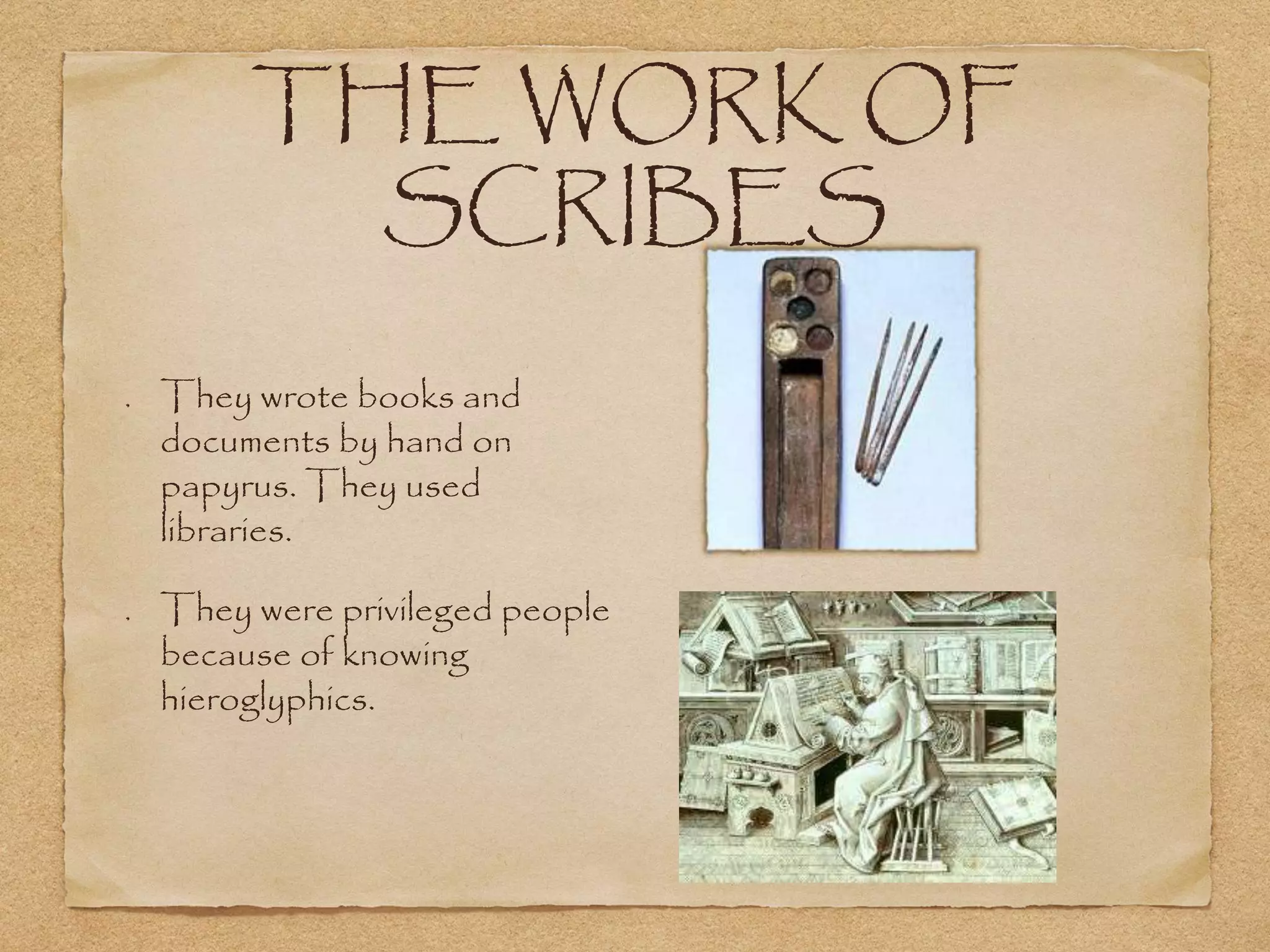 Scribes and soldiers in ancient egypt | PPTX