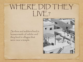 Scribes and soldiers in ancient egypt | PPTX