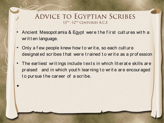 Scribes History Presentation- Complete | ODP | Freelance Writing ...