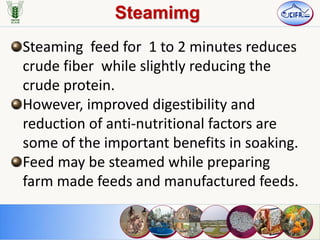 Fish Feed Technology and Feed Management for Carp-nursery-ponds | PDF ...