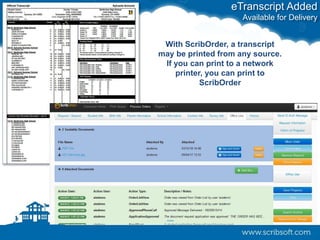 Scriborder transcripts Requests Made Simple | PPTX