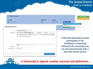 Scriborder transcripts Requests Made Simple | PPTX
