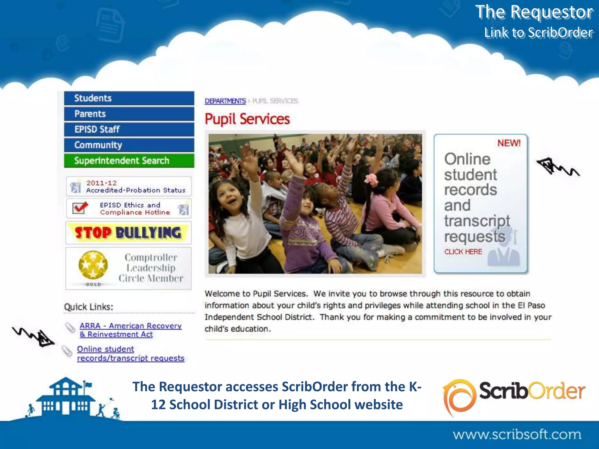 ScribOrder e-Transcripts | PPTX