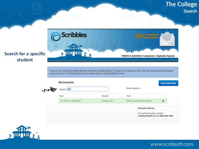 ScribOrder e-Transcripts | PPTX | Email | Internet