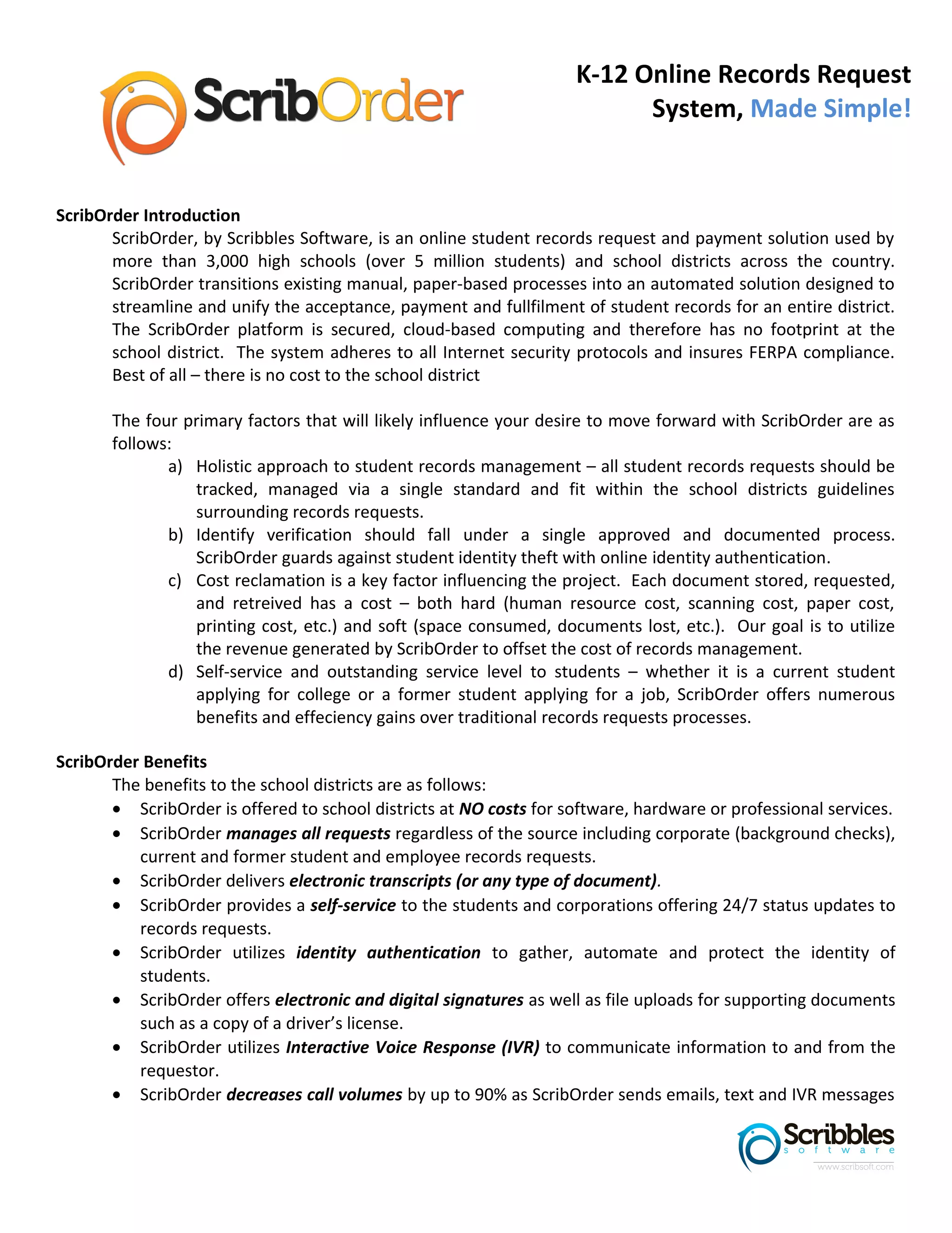 Scrib order fact sheet ga | DOC