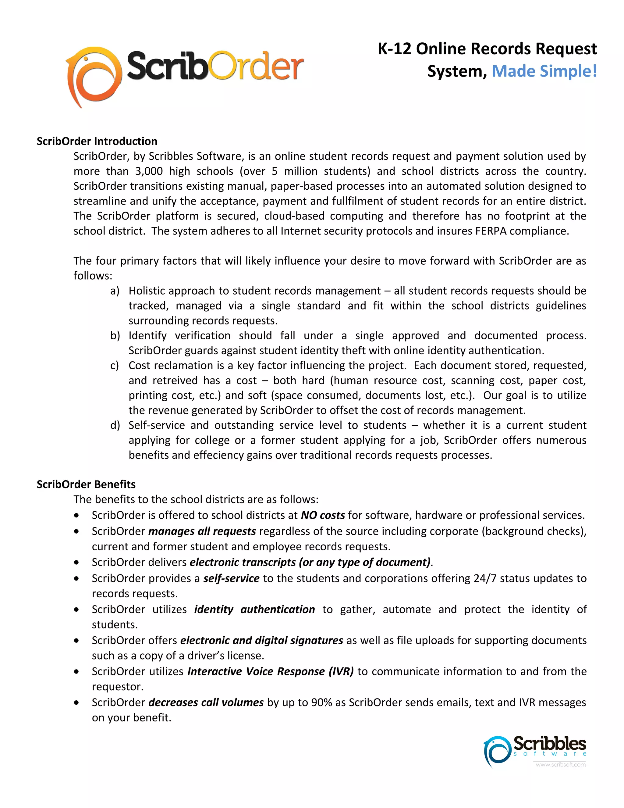 Scrib order fact sheet ga | DOC