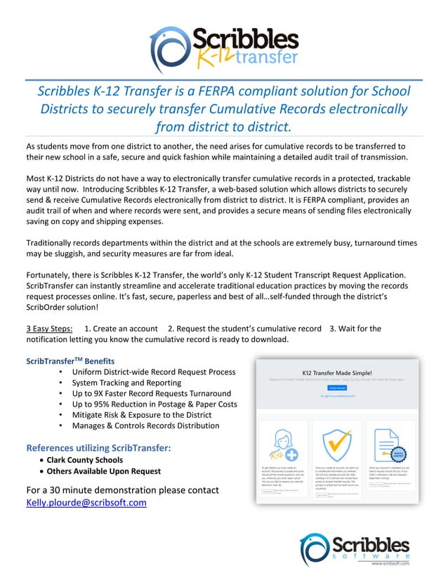 K-12 Scrib transfer | PDF