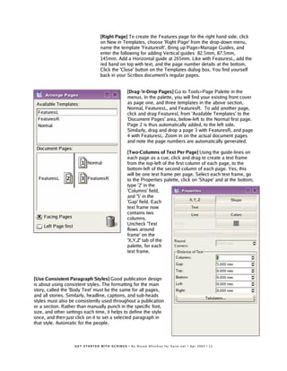 Scribus tutorial | PDF