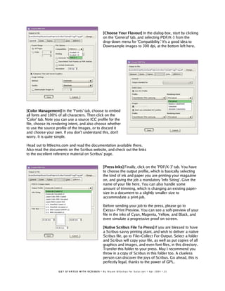Scribus tutorial | PDF