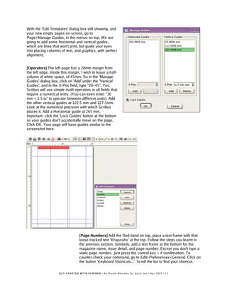 Get Started With Scribus | PDF