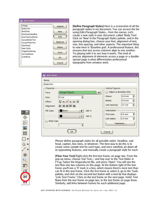 Get Started With Scribus | PDF