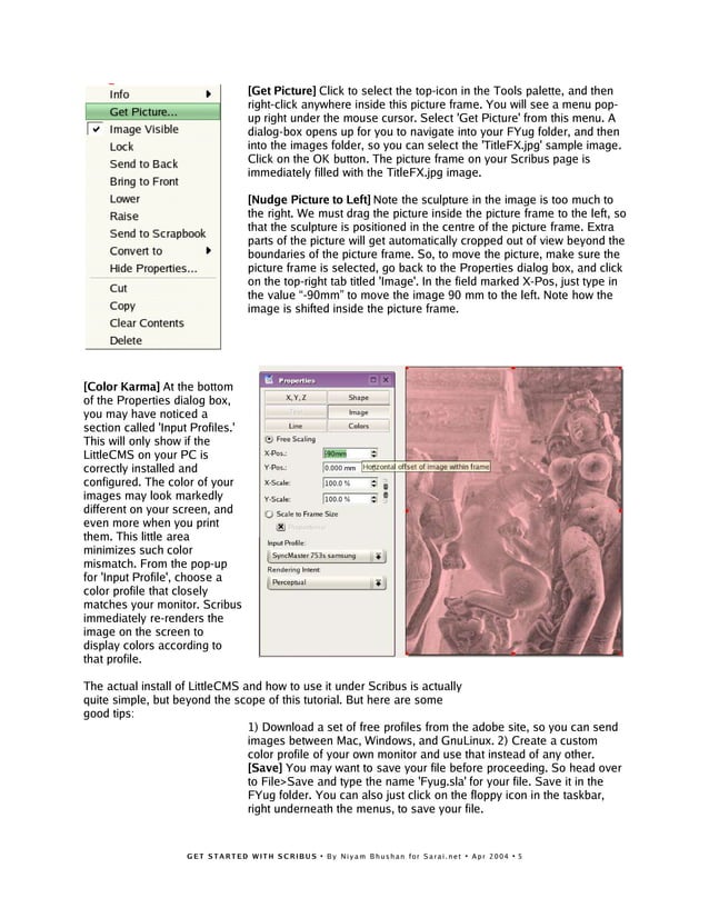 Get Started With Scribus | PDF