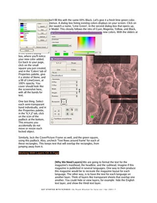 Get Started With Scribus | PDF