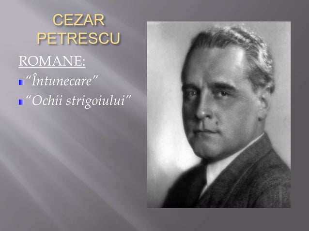 Scriitorii interbelici | PPT