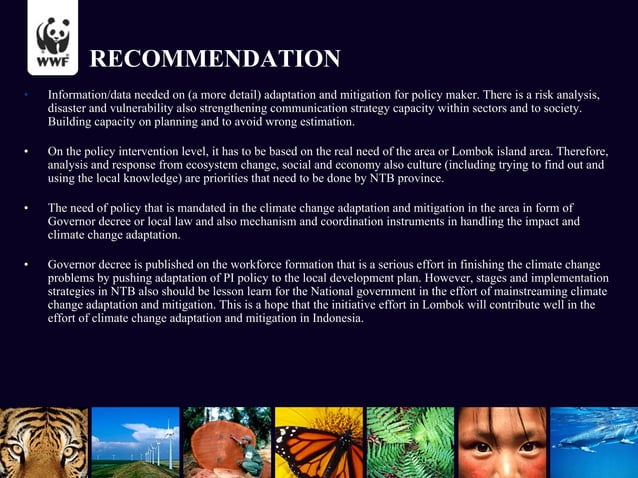 Indonesia - small island risks - WWF | PPT