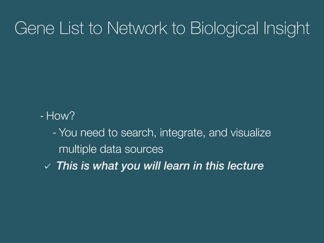 Introduction To Biological Network Analysis And Visualization With Cytoscape Part1 Pdf