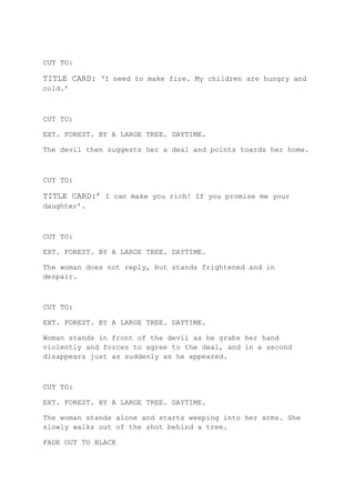 'Girl with no hands' Script | DOCX