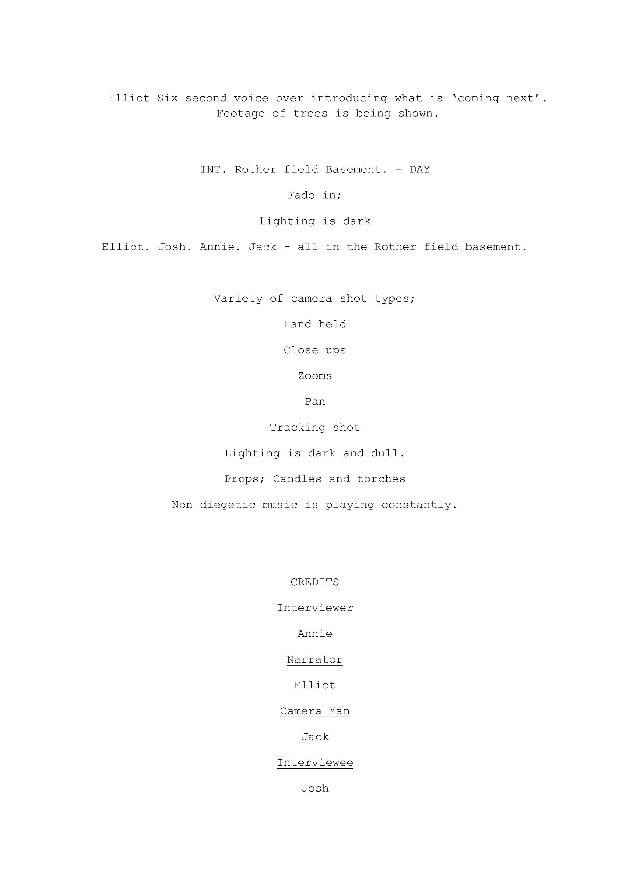 Script For 9 Minute Documentary | DOCX | Documentary | Genres