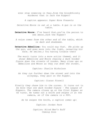 Script for Blind Man`s Buff | PDF