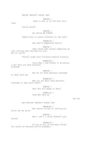 Grand Theft Auto Script | PDF